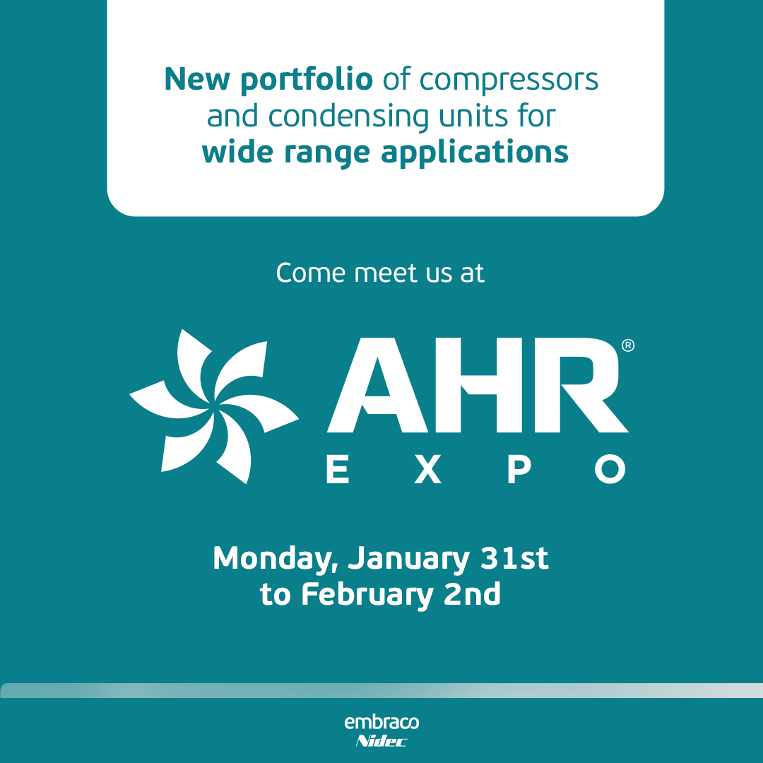 Embraco showcases its main product launches at AHR - Embraco